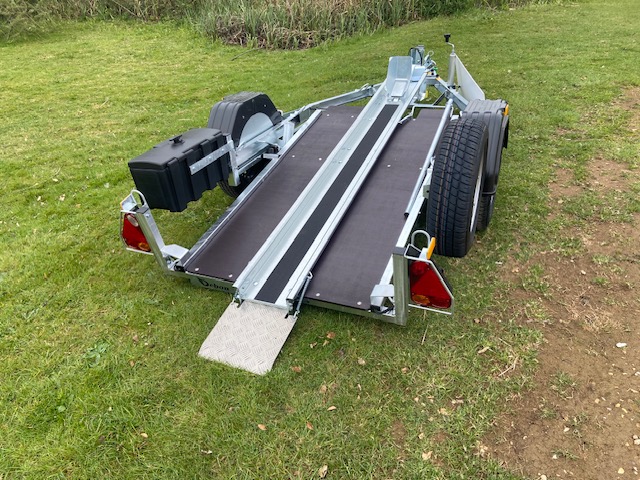 Debon Moto 1 Single Motor Bike Trailer & tool box with goodies - Big ...